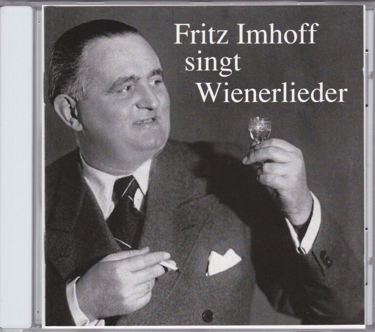 Fritz Imhoff singt Wienerlieder - radiowienerlied.at