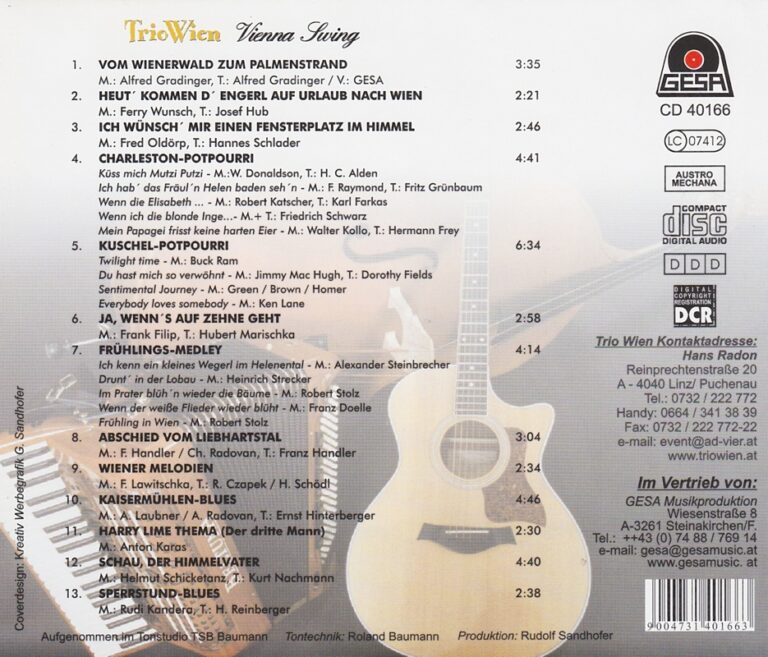 Trio Wien-Vienna Swing - radiowienerlied.at